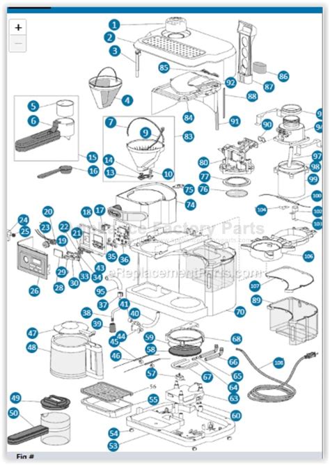 Delonghi Coffee Maker Parts Diagram Reviewmotors Co