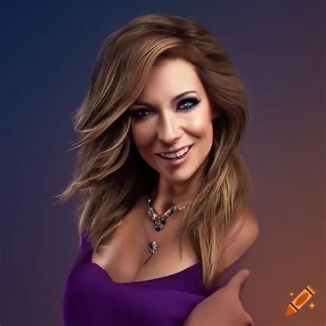 Portrait Of News Anchor Darya Folsom