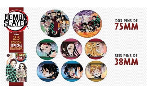 Demon Slayer Kimetsu No Yaiba Vol 23 Edición Especial Bazinga Comics