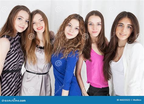 Group Of Women Mixed Ages Stock Photo Image Of Glasses