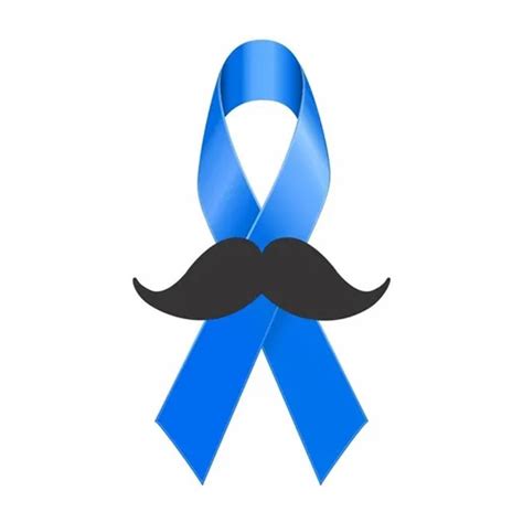 Laço Adesivo Novembro Azul Câncer De Próstata Prevenção em Promoção na