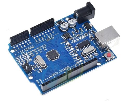 Купить Плата Arduino UNO R3 ATmega 328P SMD CH340 Клон отзывы фото и