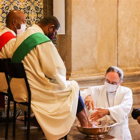 Quinta Feira Santa Cardeal Dom Sergio Da Rocha Presidiu A Missa