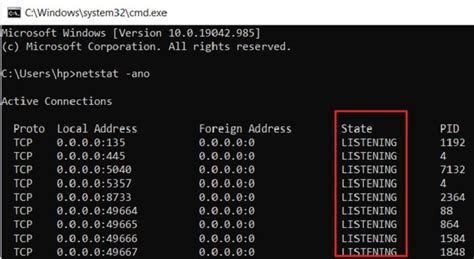 Cómo verificar qué puertos están abiertos en Windows 10 ES Atsit