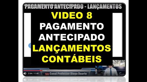 8 vídeo Pagamento antecipado de forma prática e descomplicada YouTube
