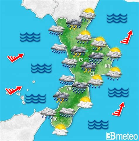 Avviso Meteo Per La Calabria In Arrivo Forti Temporali Nubifragi E