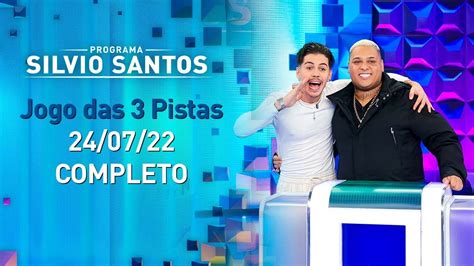 Jogo Das 3 Pistas Silvio Santos