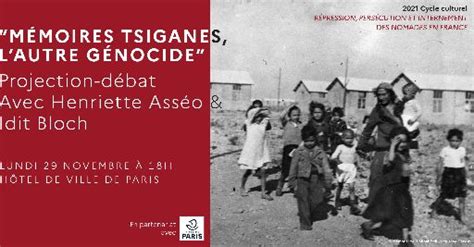 Mémoires Tsiganes l autre génocide Projection conférence par