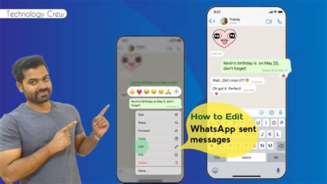 Whatsapp New Update How To Edit Whatsapp Message Whatsapp Chat Edit