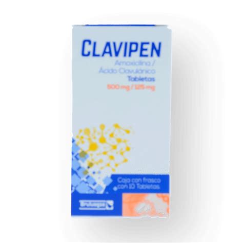 Amoxicilina Con Acido Clavulanico Mg Mg Caja Con Tabletas
