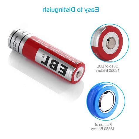 Ebl Lot Mah V Li Ion Rechargeable Battery