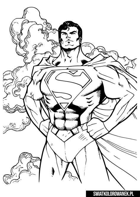 Kolorowanki Superman Darmowe Kolorowanki Do Druku