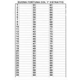 CARTELLONE 1ESTRATTO