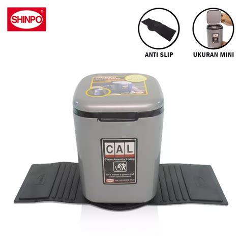 Jual SHINPO TEMPAT SAMPAH MOBIL 2IN1 BONUS ALAS KARET ANTI SLIP KOTAK