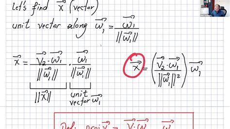 GRAM SCHMIDT ORTHONORMALIZATION PROCESS YouTube