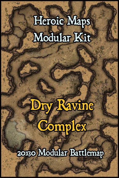 Heroic Maps Modular Kit Dry Ravine Complex Heroic Maps Caverns