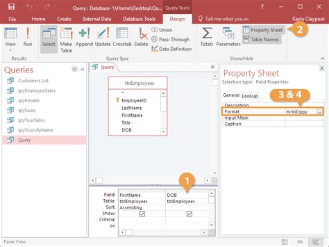 how to join multiple table in ms access query option formatting