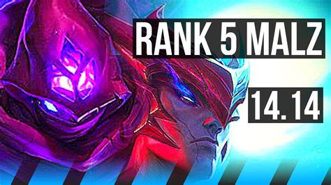 Malzahar Vs Yone Mid Rank Malz Games Br