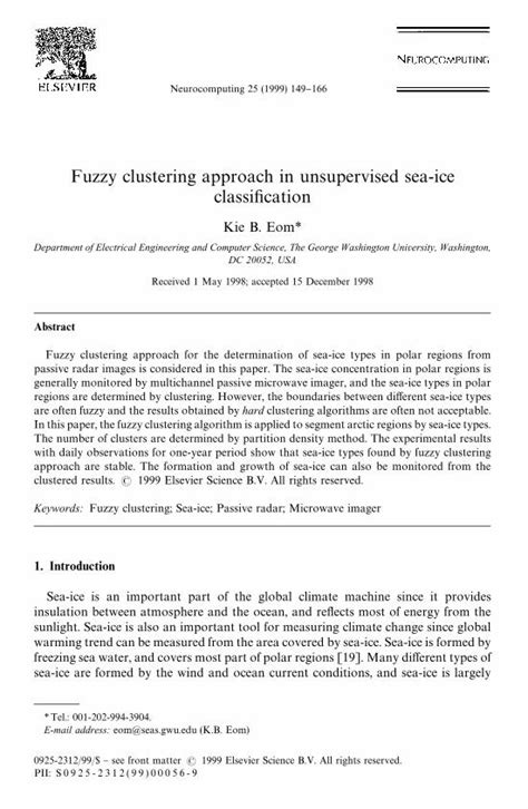 pdf fuzzy clustering approach in unsupervised sea ice classification dokumen tips