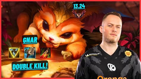 KC CABOCHARD GNAR VS GAREN TOP 4 SOLO KILL DOUBLE KILL EUW