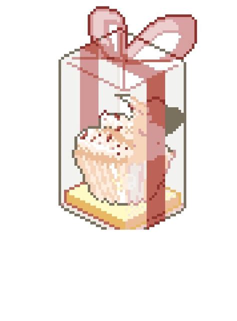 Cupcake Pixel Art Food Pixel Art Tutorial Pixel Art