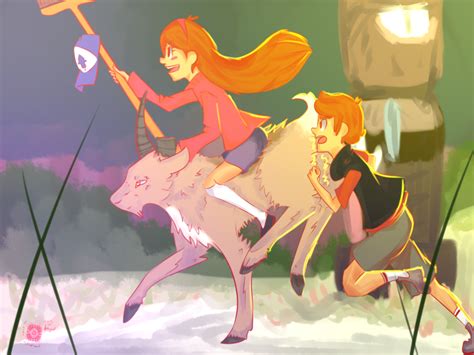 Dipper Pines Mabel Pines GF art GF Персонажи Gravity Falls