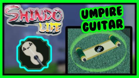 Umpire Guitar Location Showcase Shindo Life Youtube