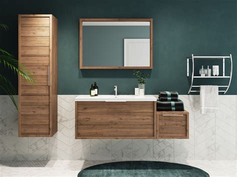 SORENTO Miroir Cadre Bois 100 Cm