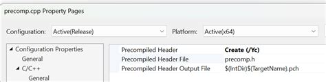 C Using Precompiled Headers In Msvc When Building From The Command