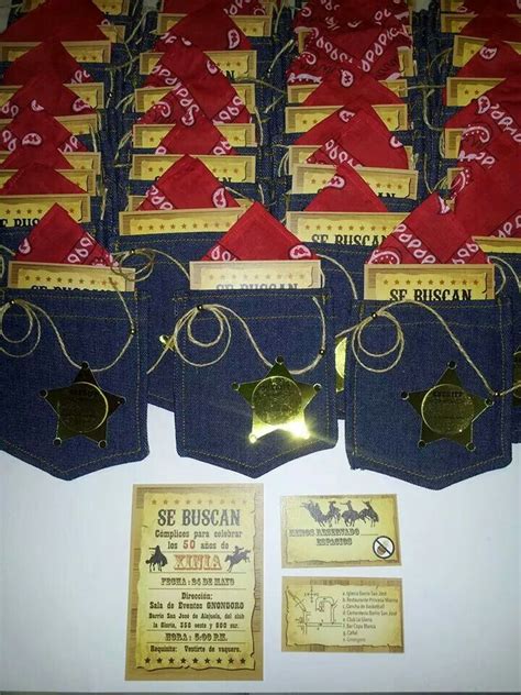 Vaquera Fiesta vaquera Cumpleaños vaquero y Invitaciones vaqueras