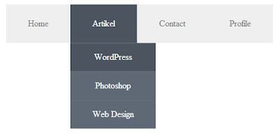 Cara Membuat Menu Dropdown Dengan CSS PD Ilmucomp