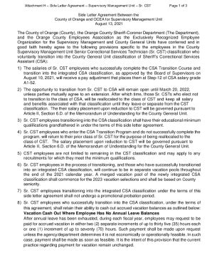 Fillable Online Sample Written Oversight Agreement For Supervision