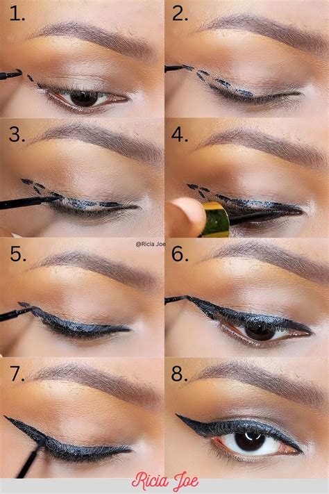 Easy Step By Step Eyeliner Tutorial For Beginners Eyeliner Tutorial