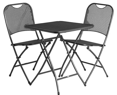 Ensemble 2 chaises et 1 table carrée 60 x 60 cm pliantes