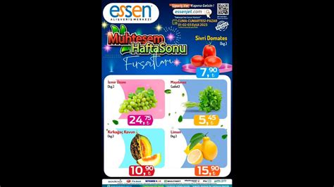 Essen Alışveriş Merkezleri Hafta Sonu Kampanyalar 01 03 Eylül 2023