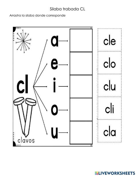 Ejercicio Online De Silaba Trabada Para Primero Puedes Hacer Los