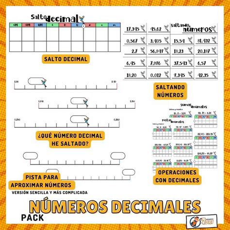 Profes Papel Tijera Pack N Meros Decimales