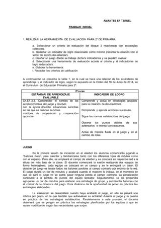 Proyecto inicial y modificado herramientas de ev 2º y 5º Ed Primaria