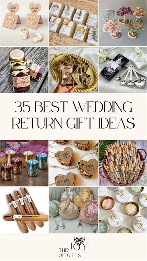 The Best Wedding Return Gift Ideas