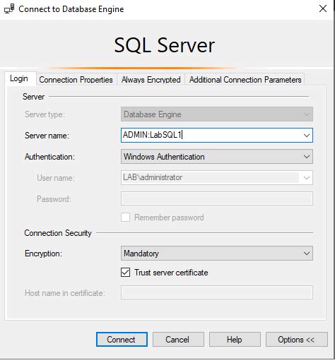 Connect To Sql Server Database Engine Sql Server Consulting Straight Path Solutions
