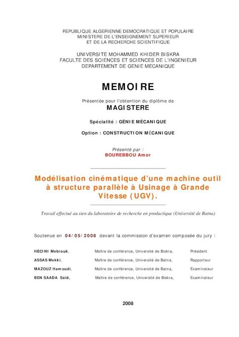 Pdf Mod Lisation Cin Matique Dune Machine Cnc Pdf Dokumen Tips