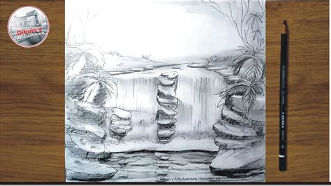 Compartir más de 69 cascada dibujo a lapiz mejor camera edu vn