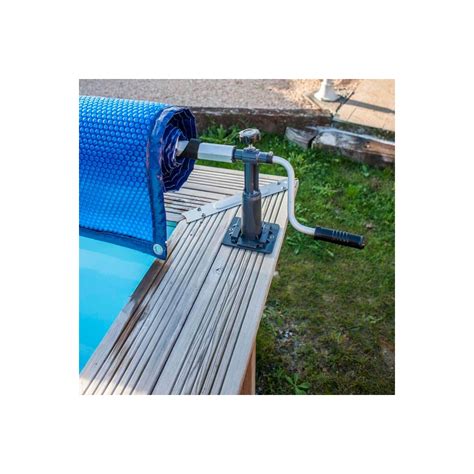 Enrouleur de bâche bulles Gré CRP58 pour piscine hors sol