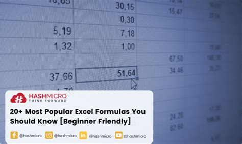 Most Popular Excel Formulas For Beginners You Should Know
