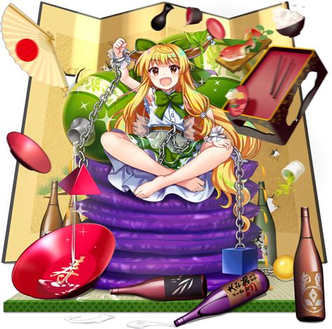 Ibuki Suika Suika Ibuki Touhou Image By Rotte
