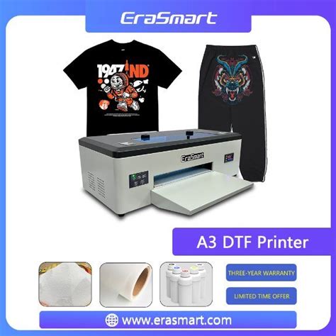 Erasmart A3 Dtf Printer 1390 Printer Heat Transfer Printing Machine To