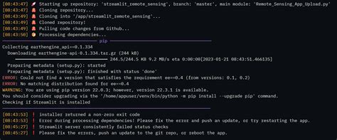 Error Installing Requirements When Deploying App Community Cloud
