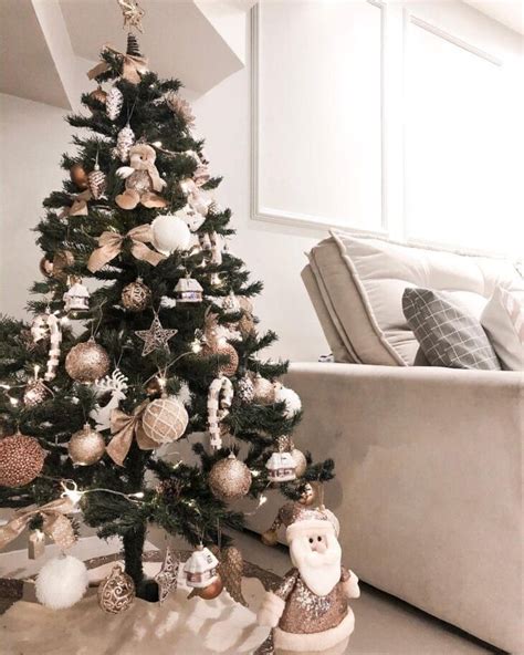 Rvore De Natal Rose Gold Ideias Para Ter Uma Decora O Elegante