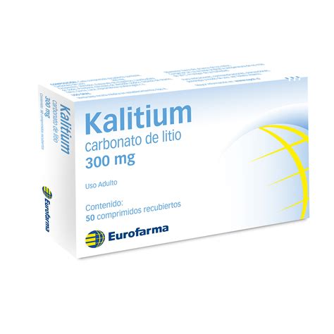 Kalitium Mg Carbonato De Litio Eurofarma