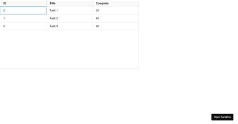 React Data Grid Row Cells Gap Codesandbox